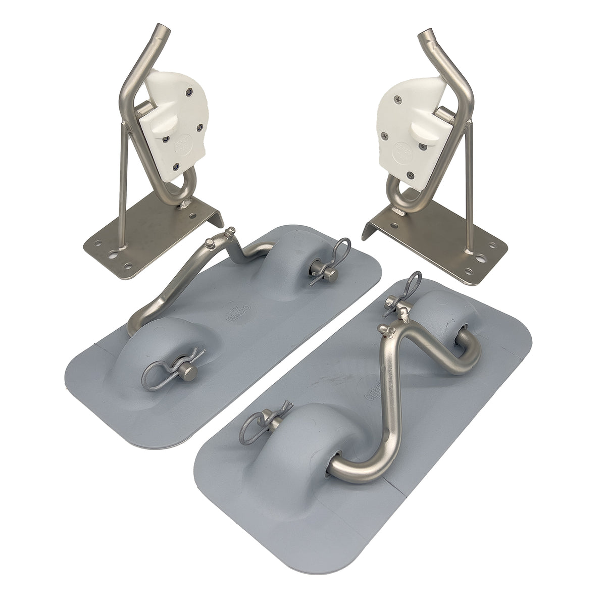 Easy-Lift Rubber Snap Davit Transom Mount Kit — RIBstore